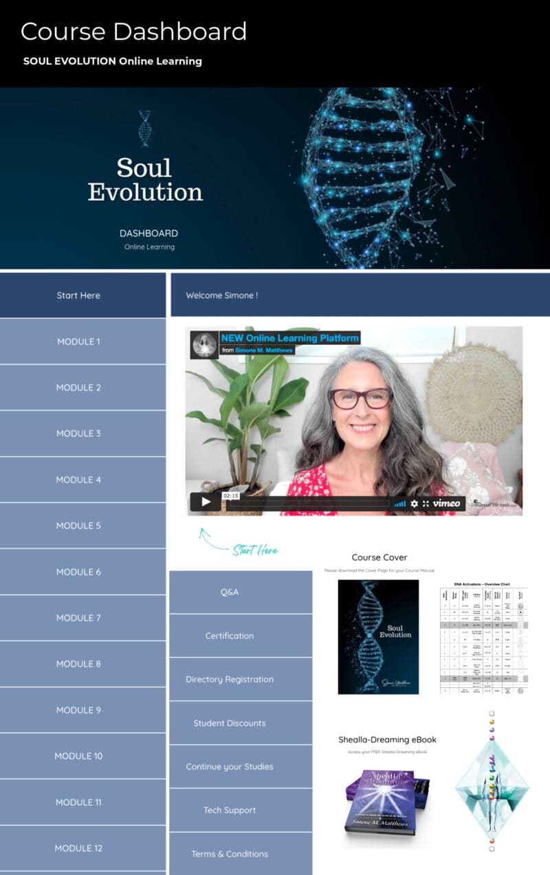 Soul EvolutionOnline Course+ FREE eBook - Simone M. Matthews ...