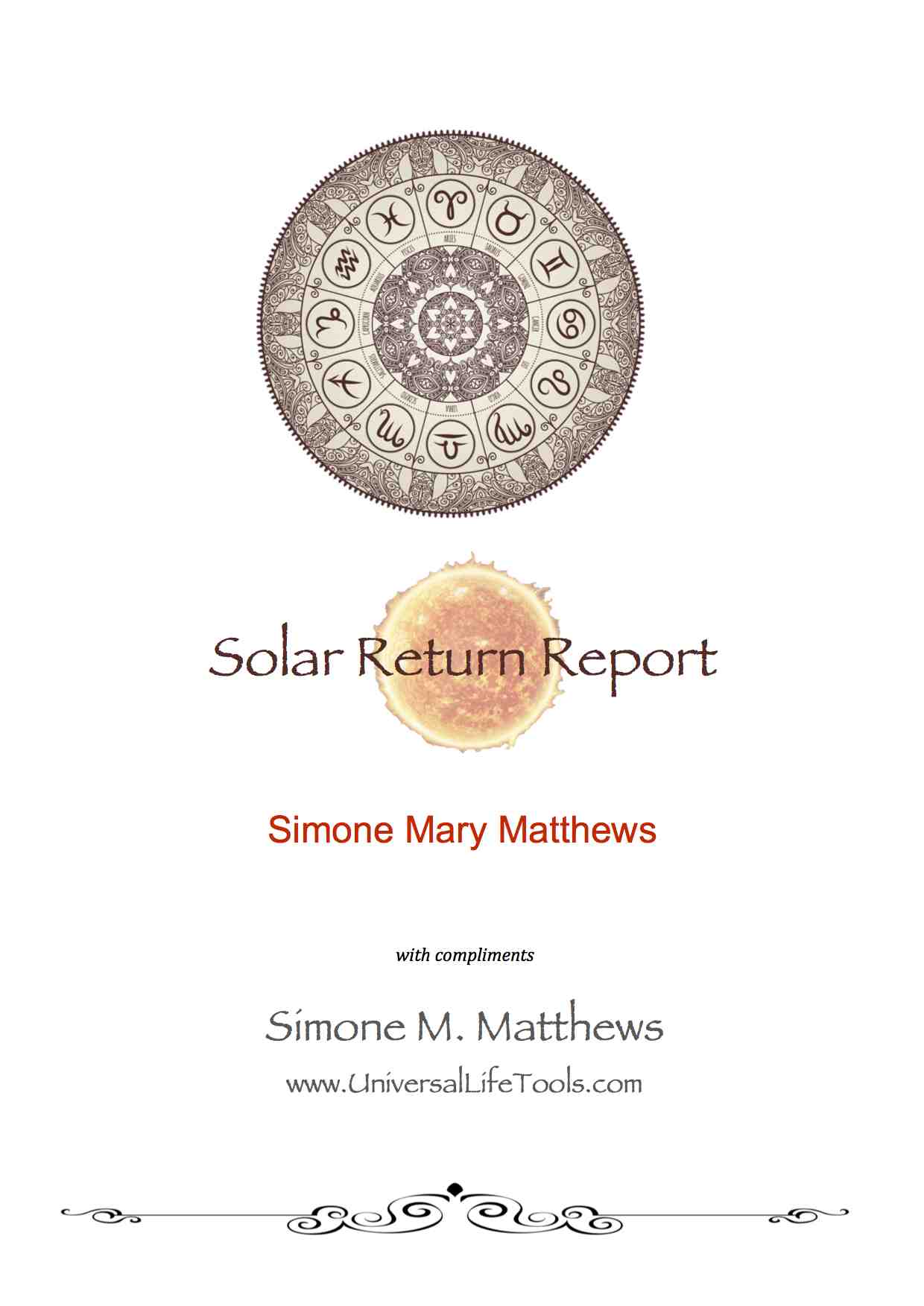 Aetheric Healing™Solar Return Report - Simone M. Matthews - Universal ...