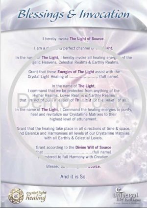Blessings & Invocation - Universal Life Tools