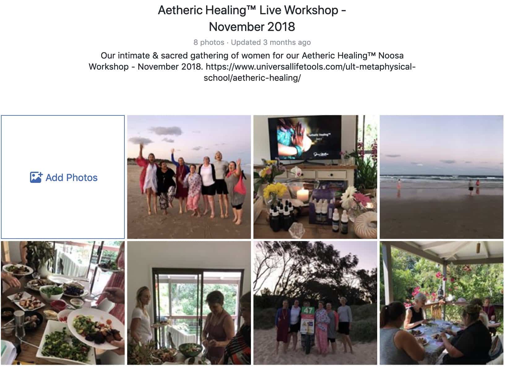 Aetheric Healing - Workshops - Noosa, Australia