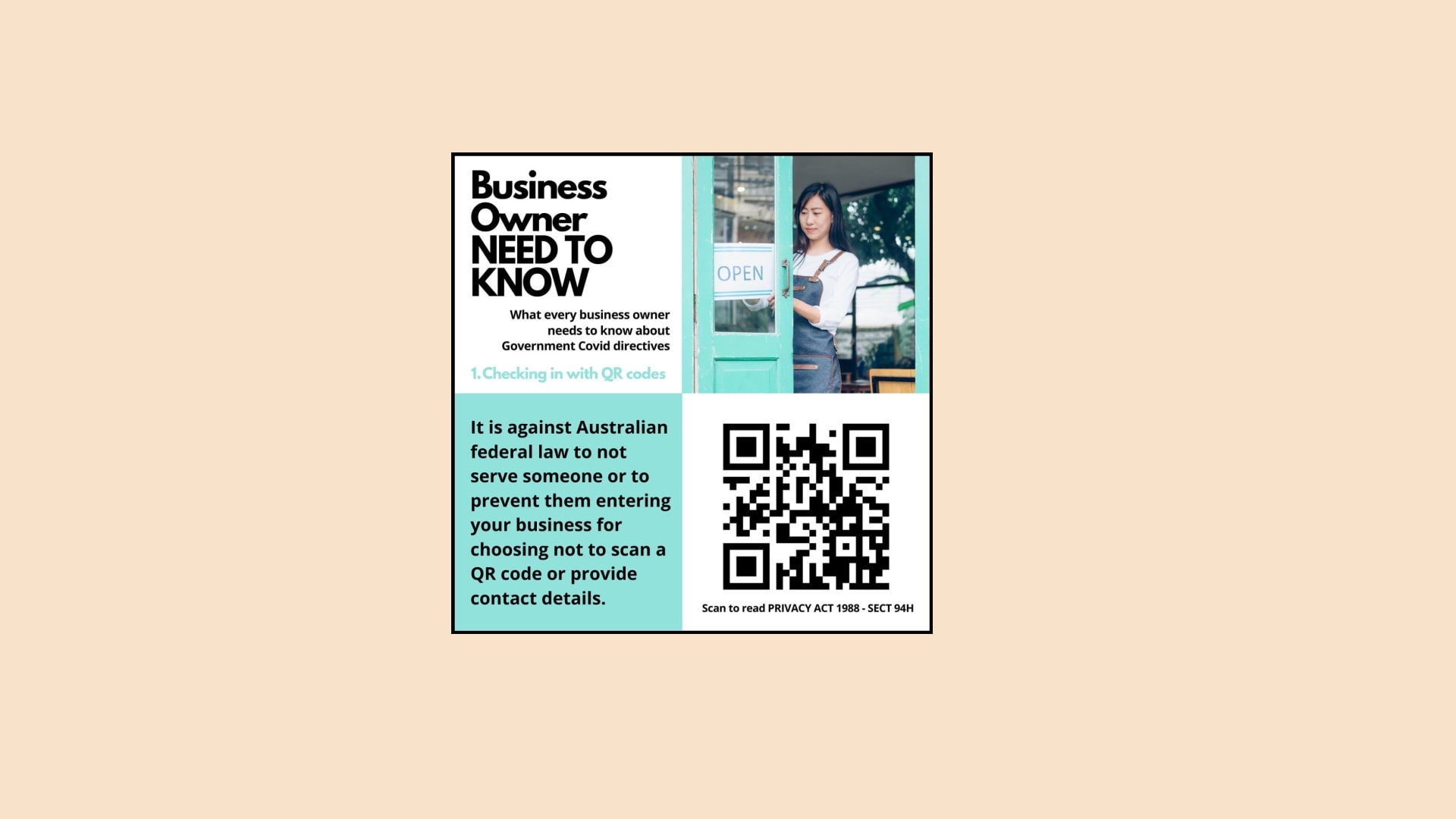 Know your Rights - QR Codes & Contact Tracing