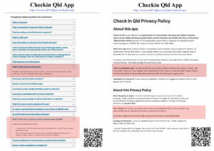 QR Checkin - KNOW YOUR RIGHTS - Australia